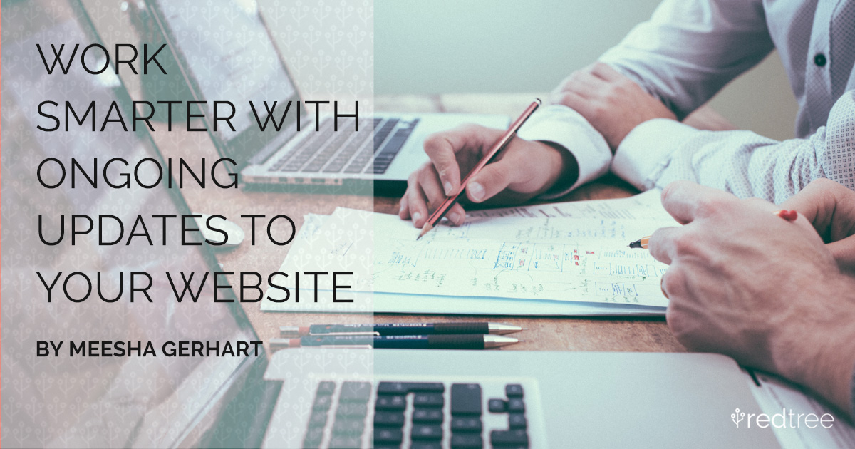 Work smarter with ongoing updates to your website | RedTree